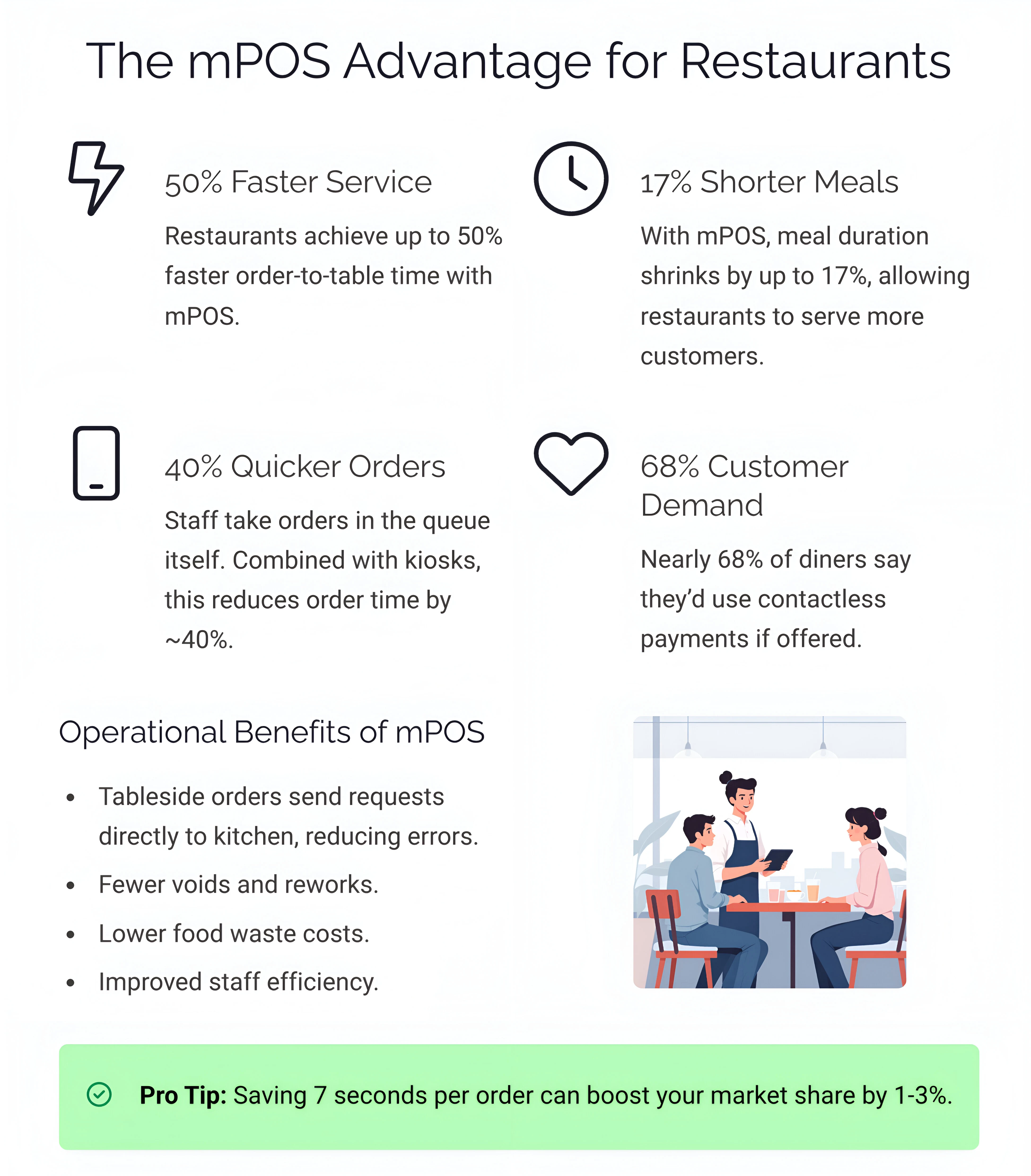 Mobile POS for Restaurants: Faster Service, Fewer Errors & Higher Profits
